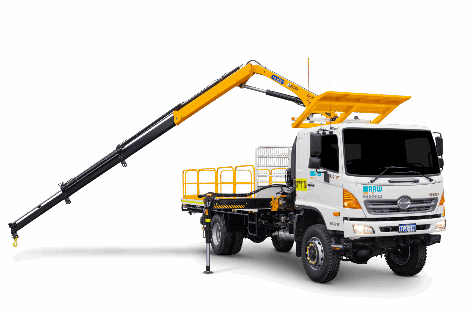 Crane Truck 7 Tonne 4WD - Mine Spec Hire - Raw Hire